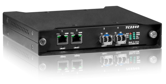 Managed Redundant Ethernet Switch - TC3340 - TC Communications
