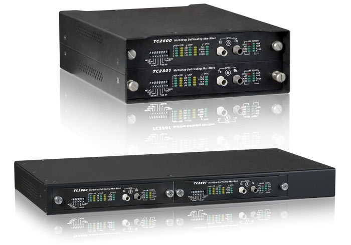 TC2800 Multi-Drop Fiber Optic Multiplexer with Self Healing Ring - TC ...
