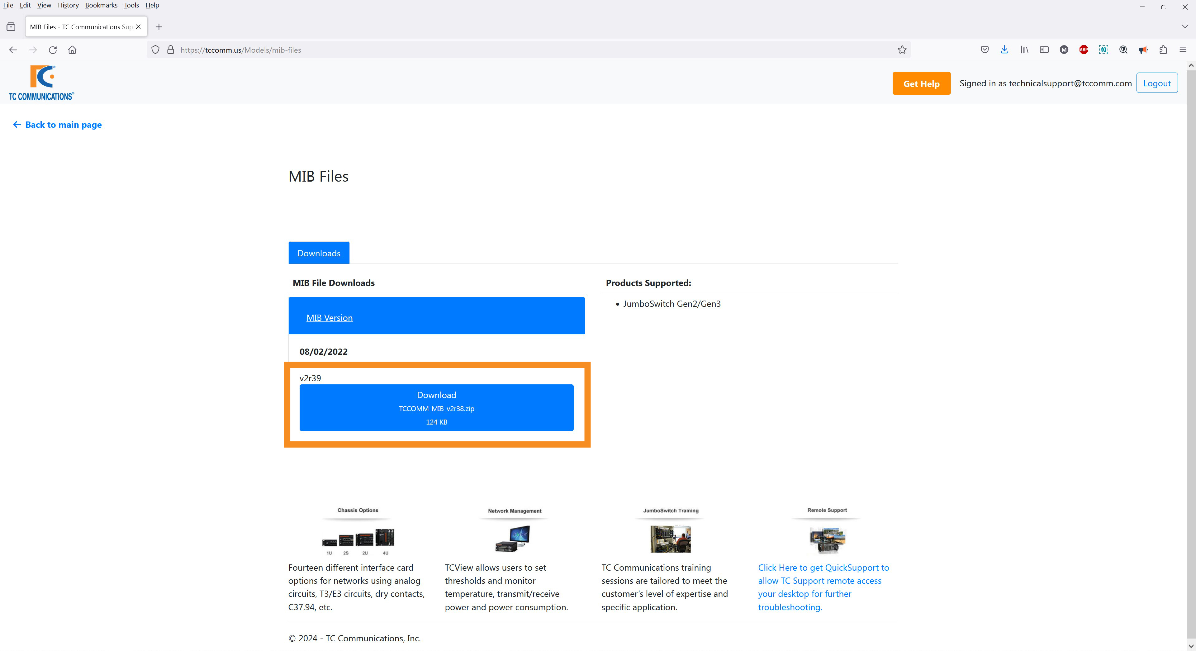JumboSwitch SNMP Integration - Education - TC Communications